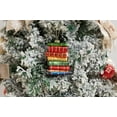 2 Count Hand Blown Glass Book Ornaments for Christmas Tree, Glass Stack ...