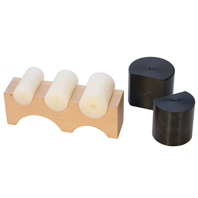 Eurotool Large Wooden Shaping Block With 5 Nylon Shapers 1/2 And 1/3 ...