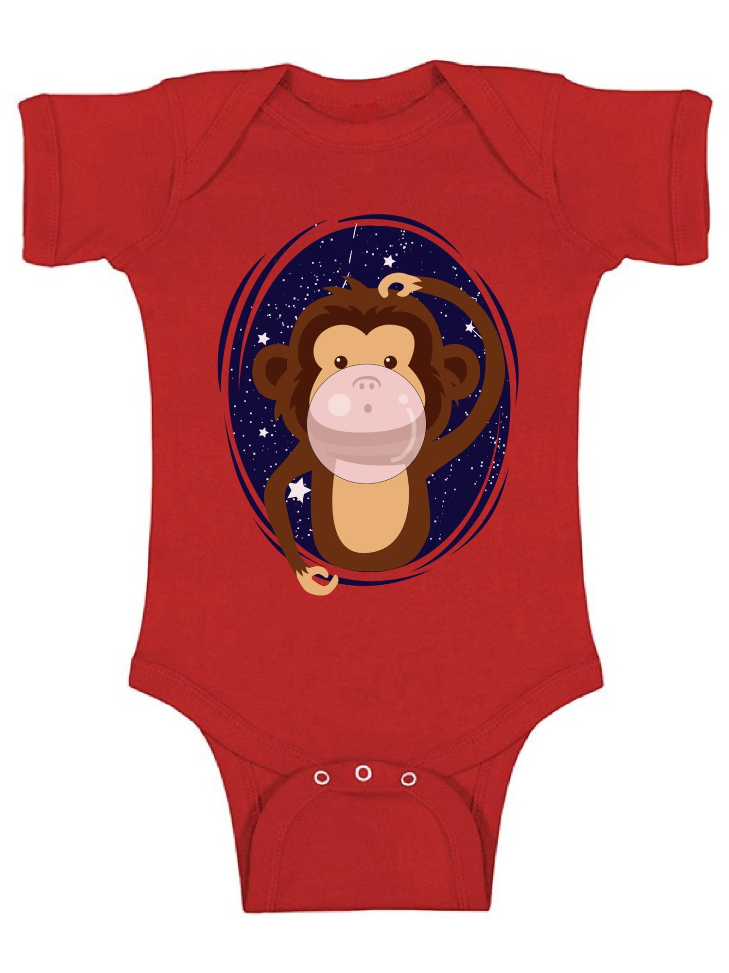 Awkward Styles Funny Monkey Baby Bodysuit Short Sleeve Baby Shower ...