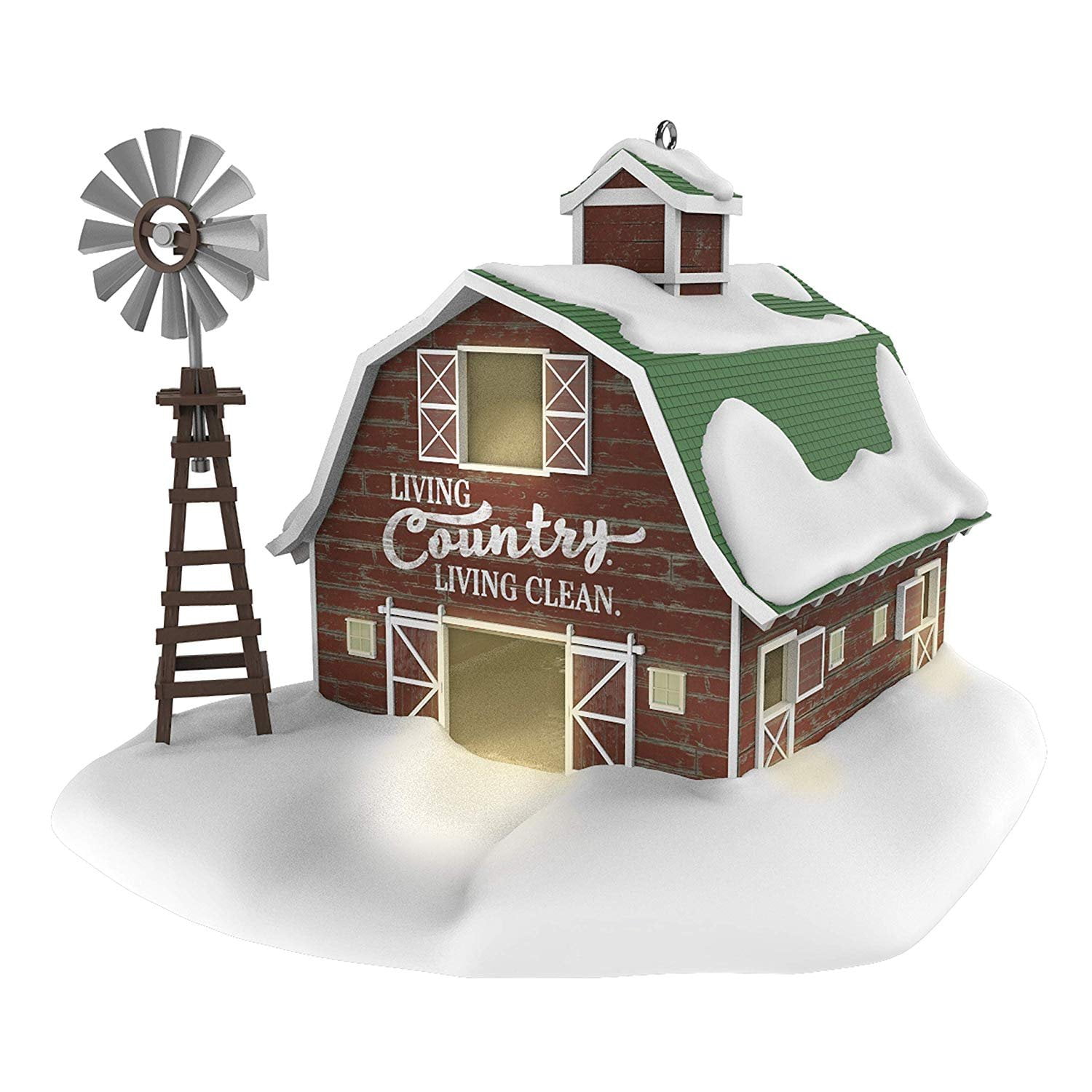 Hallmark Keepsake Christmas 2019 Year Dated Clean Country Living Barn ...