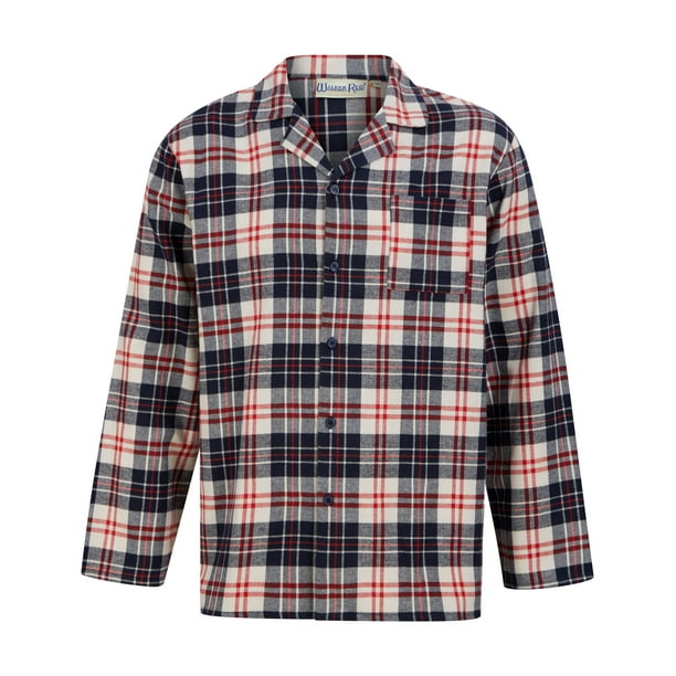 Slenderella Walker Reid WR88821 Red Check Cotton Pyjama Set Med ...