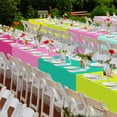 4 Pack Pink Cow Print Tablecloths Disposable Rectangle Table Covers for ...