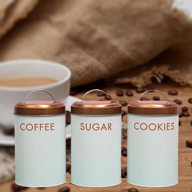 Tarros de Almacenamiento de Azúcar para Té Y Café con Tapas Herméticas ...