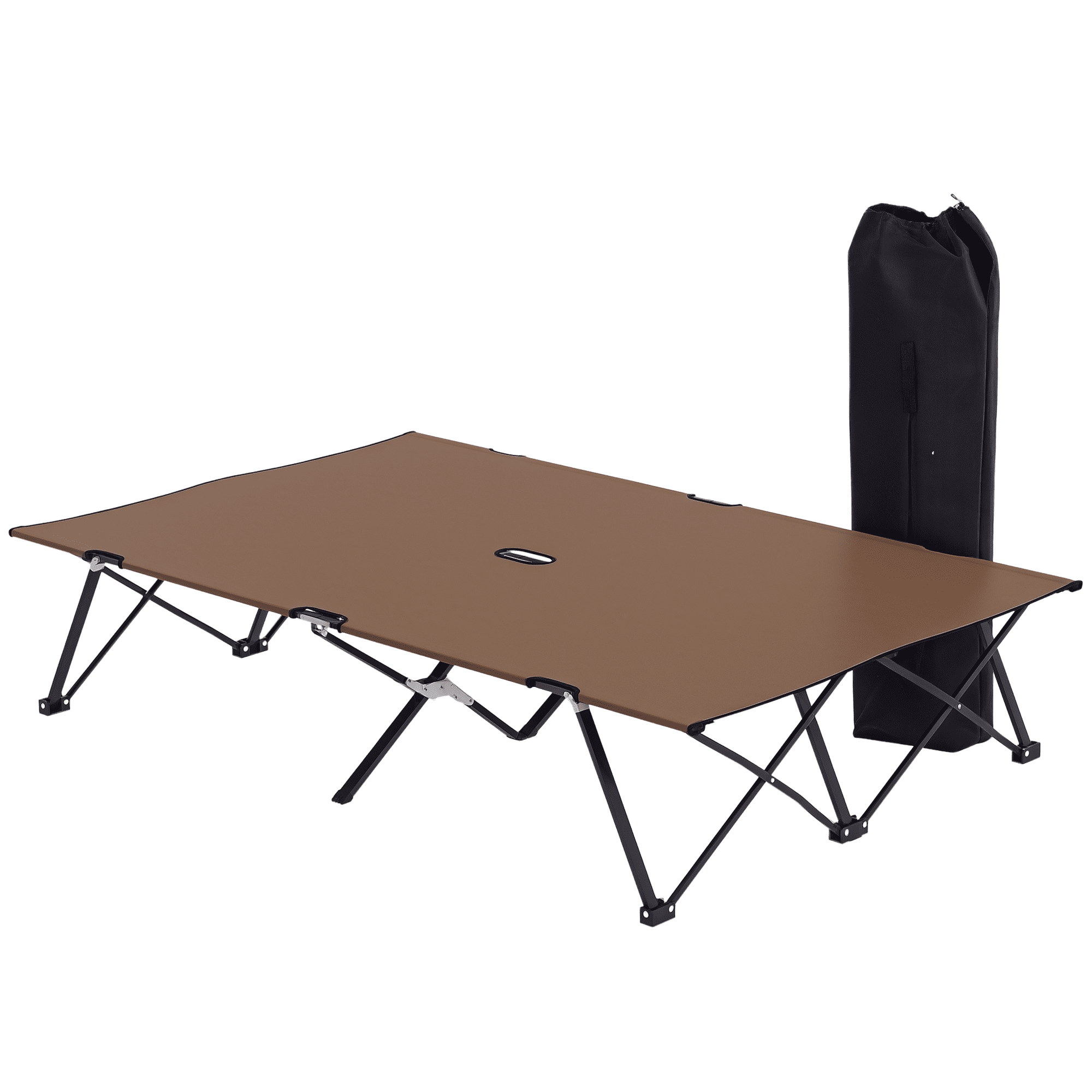 Click here for Outsunny 76 Two Person Folding Camping Cot With Ca... prices