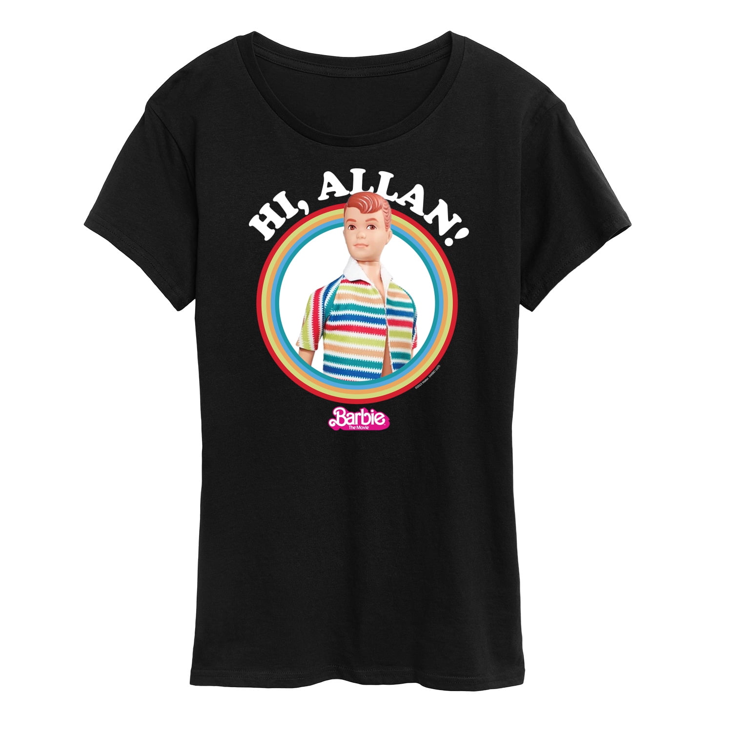 Barbie the Movie - Hi Allan - Women's Short Sleeve Graphic T-Shirt ...