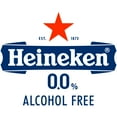 Heineken 0.0 Non-Alcoholic Beer, 6 pack, 11.2 fl oz Cans, 0.0% ABV ...