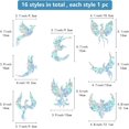 1set Waterproof PVC Colored Laser Stained Window Film Static Stickers ...