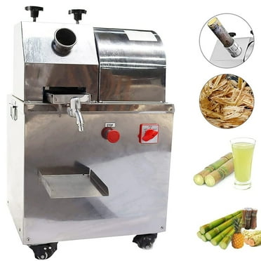 INTBUYING Stainless Steel Electric Sugar Cane Press Machine, Juice ...