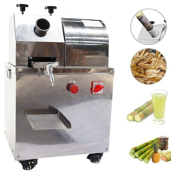 INTSUPERMAI Electric Sugar Cane Press Juicer Extractor with Three ...