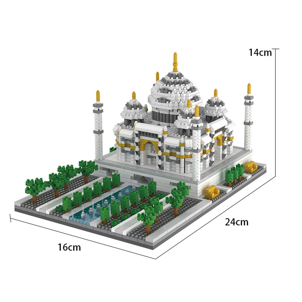 Buy Merkmak 2169 Pcs Taj Mahal Mini Blocks Architecture Building Blocks ...