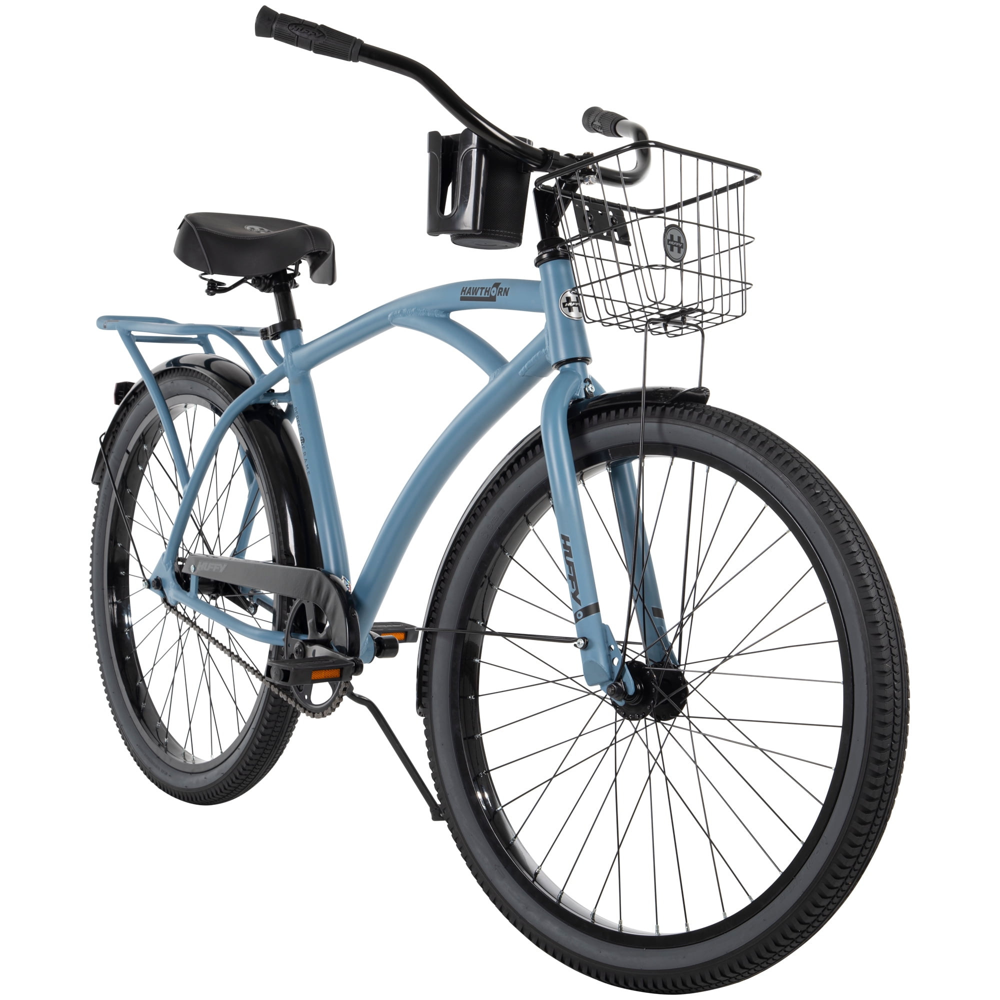 Buy Huffy Hawthorn 26-inch Aluminum Cruiser Bike for Men, Blue Online ...