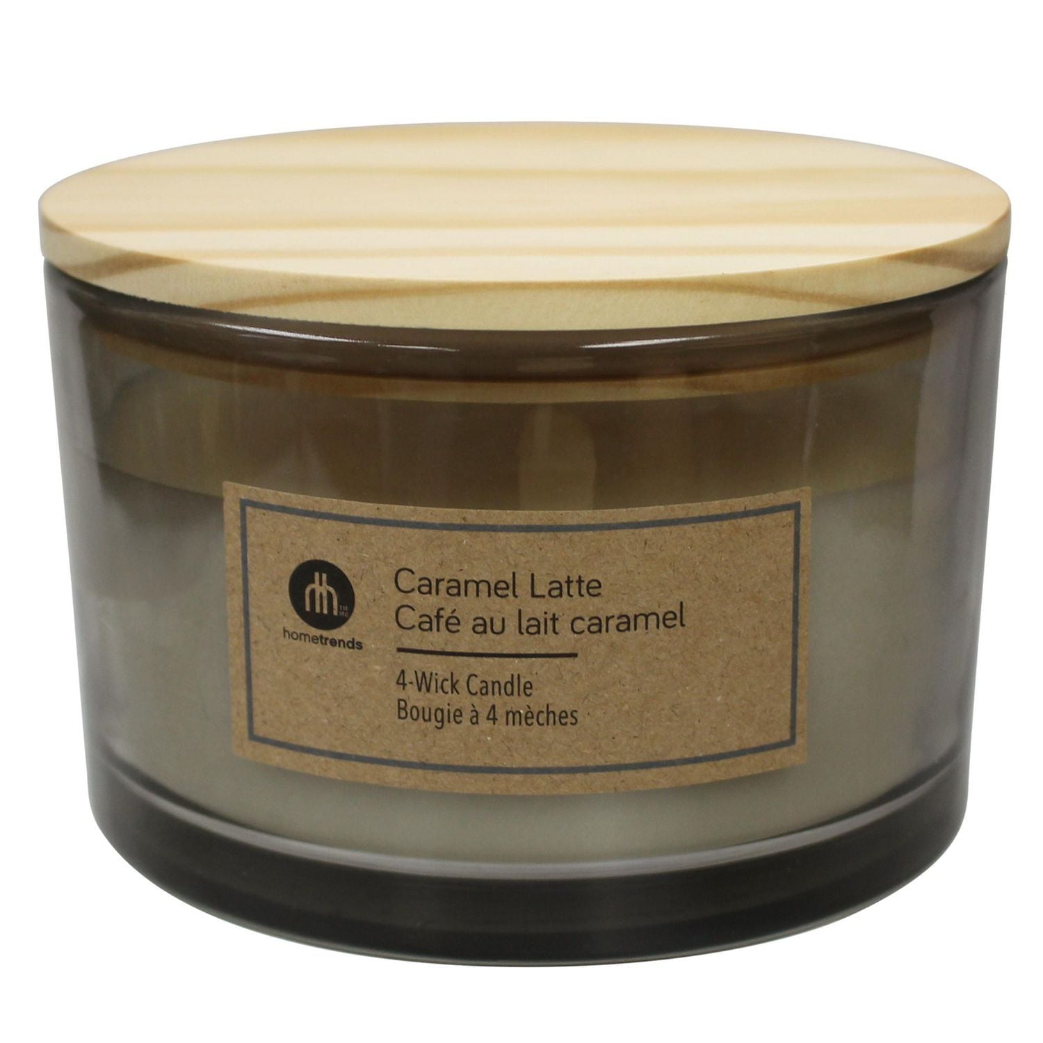 Click here for Hometrends 15oz Caramel Latte Scented 4-Wick Candl... prices