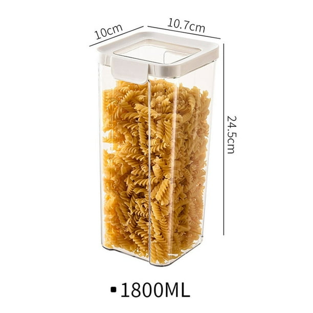 Recipiente hermético para almacenar alimentos de cocina, plástico con ...