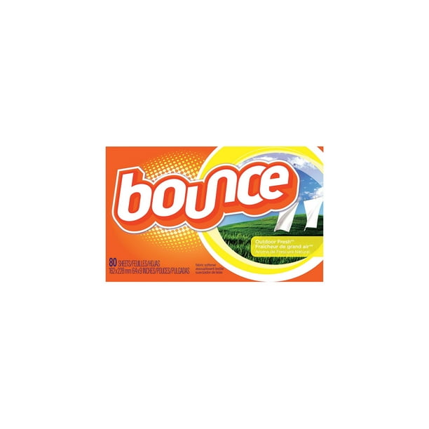 Bounce Outdoor Fresh Scent Wrinkle and Static Remover Sheets 80 sheet ...
