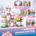 Princess Castle Building Toys for Girls Ages 6-12 Compatible with Lego ...