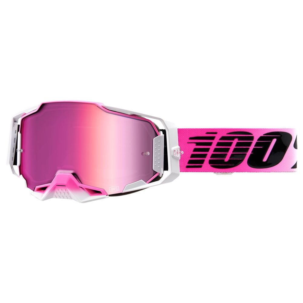 100% Armega Goggle Harmony Frame/Pink Mirror Lens - Walmart.com