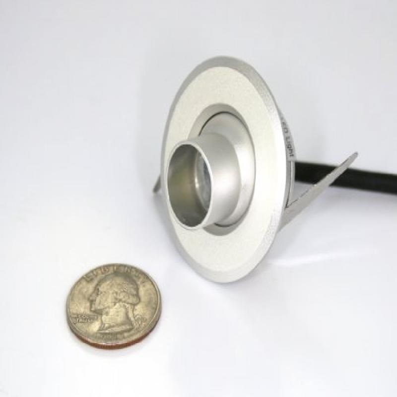 Mini EyeBall LED Fixture - Warm White LED Downlight for Cabinets ...