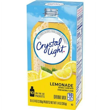 Crystal Light Pink Lemonade On-The-Go Powdered Drink Mix , 10 ct - 0.13 ...