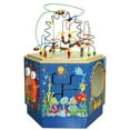Hape Coral Reef Wooden Activity Center Table W/ Mazes, Beads ...