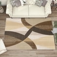 Abstract Rugs for Living Room ,Modern Minimalist Area Rug Washable Non ...