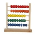 Classic Wooden Abacus for Kids Math, Educational Counting Toy with 50 ...