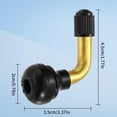 90 Degree Bent Rubber Base Tire Valves PVR40 50 60 70 Wheel Tyre Valves ...