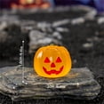 Aximioll Halloween Eerie Glowing Jack Pumpkins — Soft Glow with Creepy ...