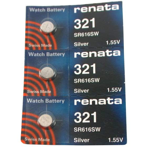 #321 Renata Watch Batteries 3Pcs - Walmart.com - Walmart.com