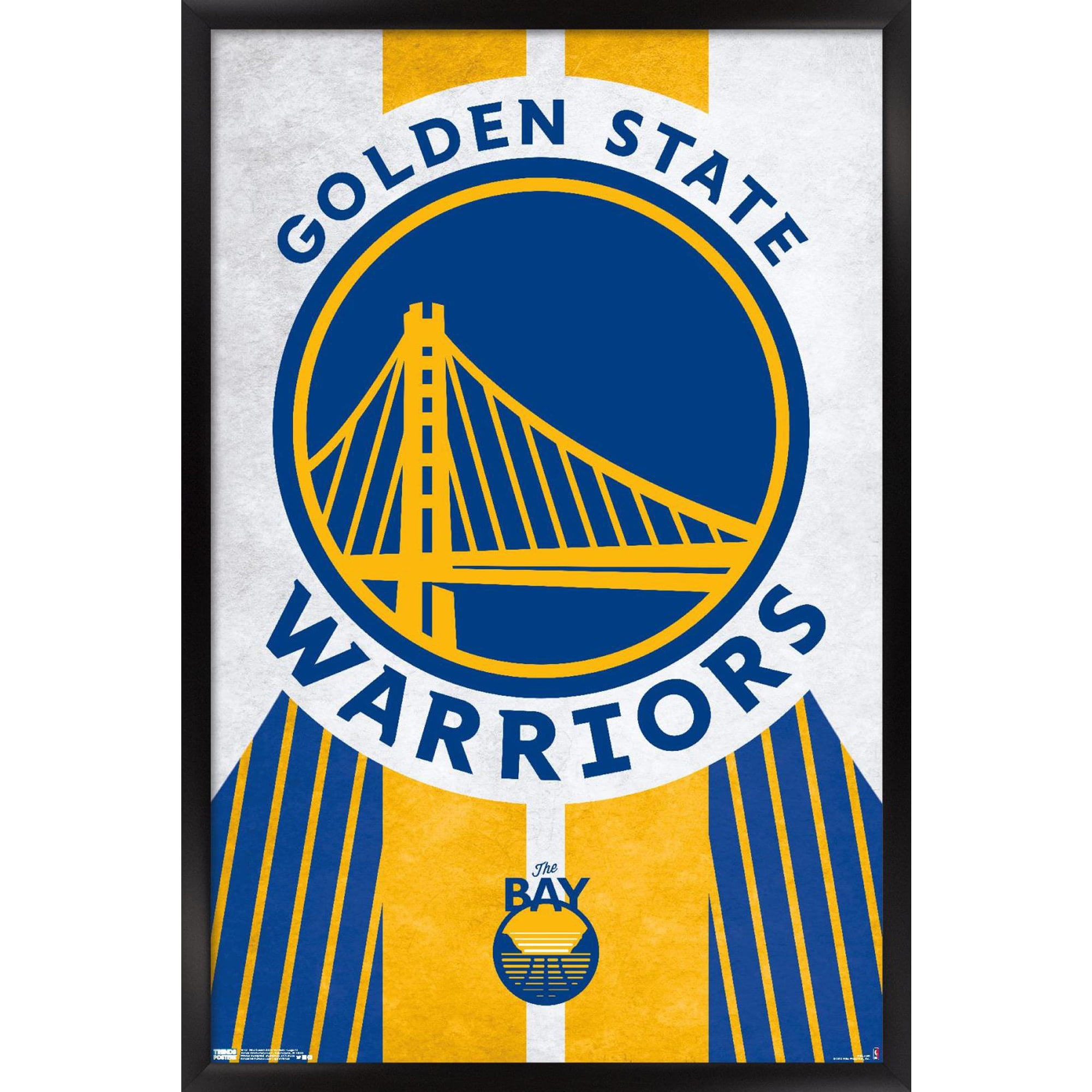 NBA Golden State Warriors - Logo 19 19 Wall Poster, 22.375" x 34 ...