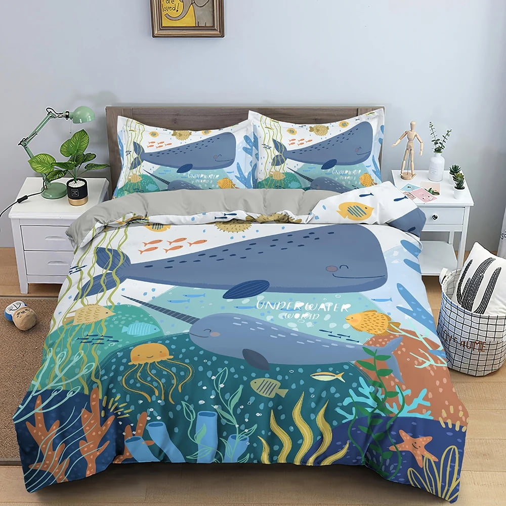 Click here for Yingd Cartoon Underwater World Sea Animal Bedding... prices