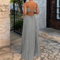 Bridesmaid Dresses Spaghetti Straps A-Line Pleated Backless Formal ...