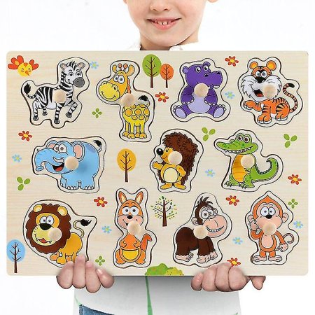 Wooden, Hand Grab Board - 3d Puzzles, Educational, Cartoon Toy(A3013 ...