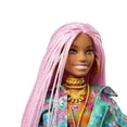 Barbie, Fashion Doll, Pink Braids in Floral Jacket + accessories & Pet ...