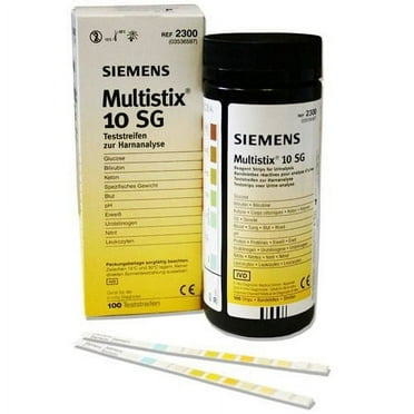 Siemens Albustix Urine Reagent Strips for Protein Testing - 100 Ea ...