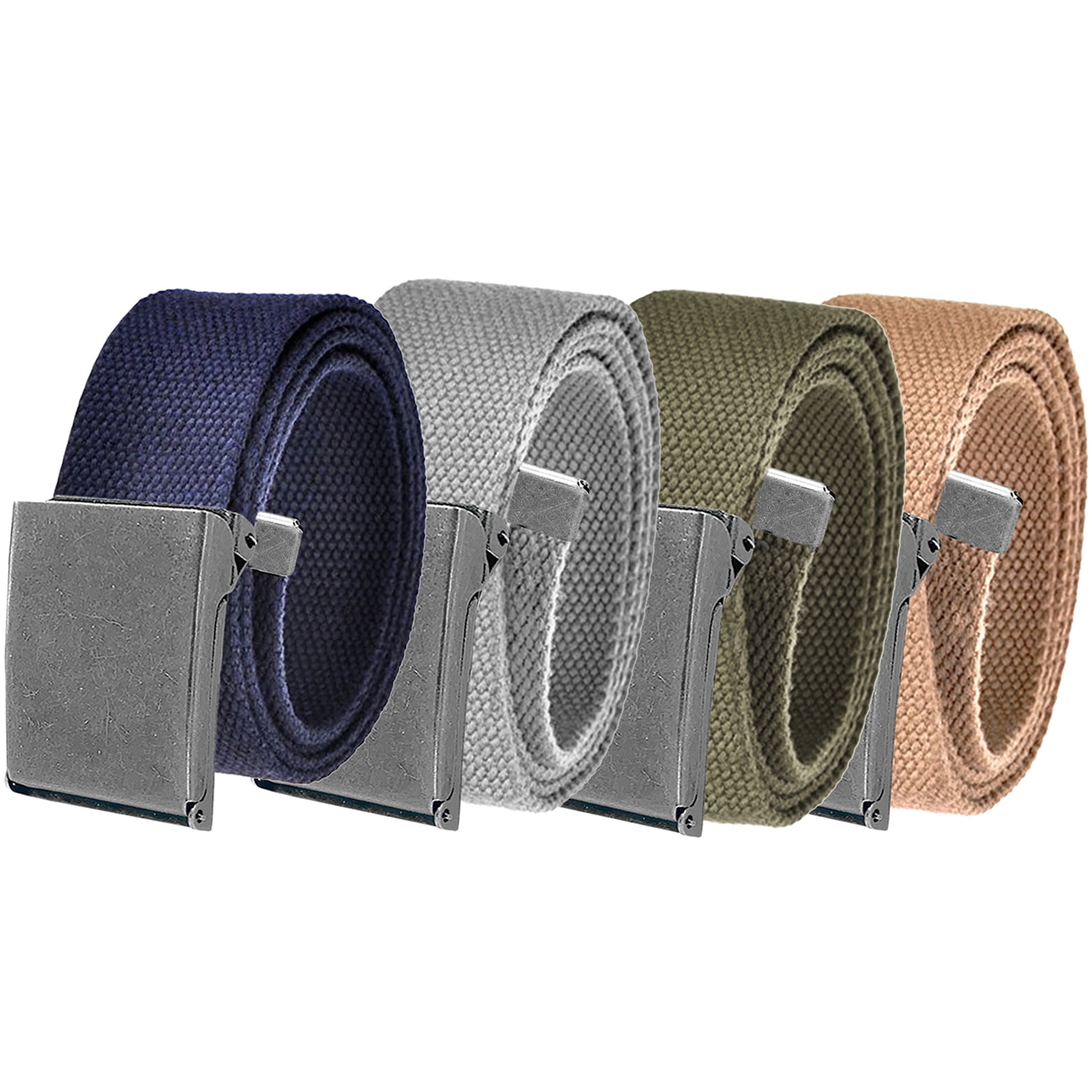 Men's Essentials Adjustable Belt Pack High Strength Canvas Web Belt ...