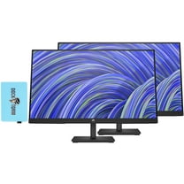 HP V24 24 inch Dual Monitor Bundle with HDMI, VGA, AMD FreeSync, Low ...