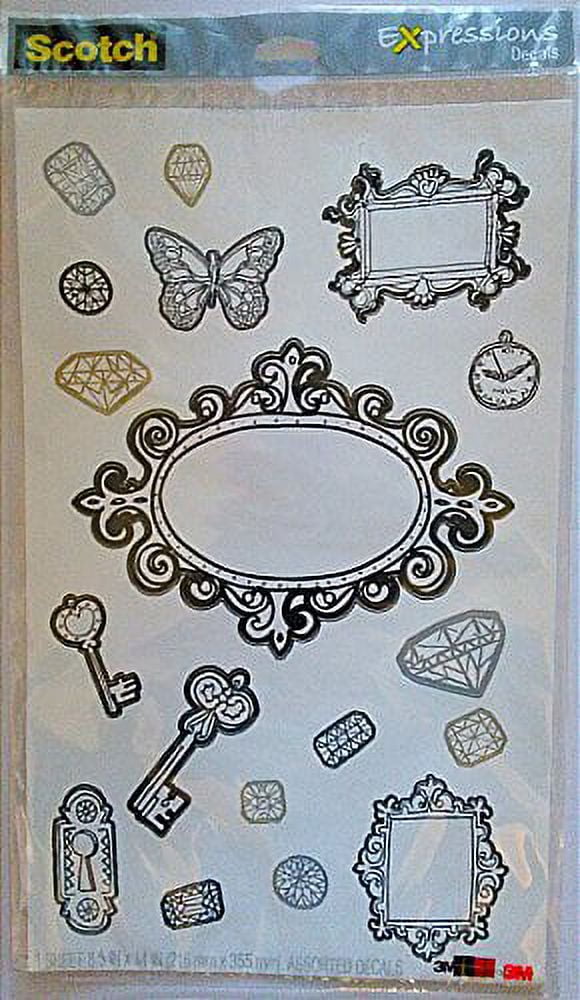Scotch Expressions Decals, Frames, Diamonds & Keys - Walmart.com