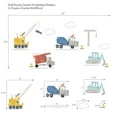 Bedtime Originals Construction Zone Trucks Wall Decals/Stickers ...