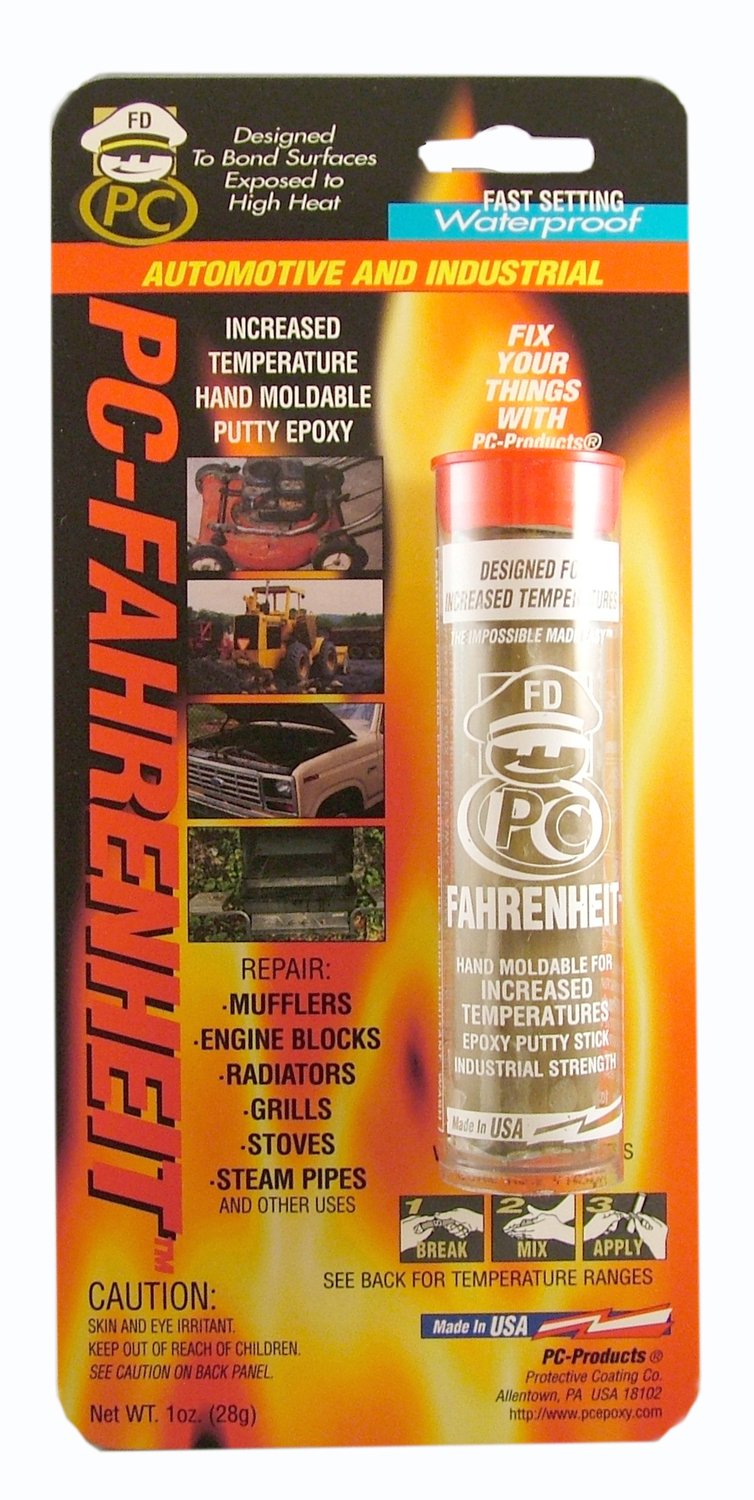 PC Products PC-Fahrenheit Hi-Temp 1 oz Epoxy Adhesive, Brown (25543 ...