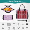 ALAZA Unicorns Glittery Print Cooler Lunch Bag Insulated Reusable Lunch ...