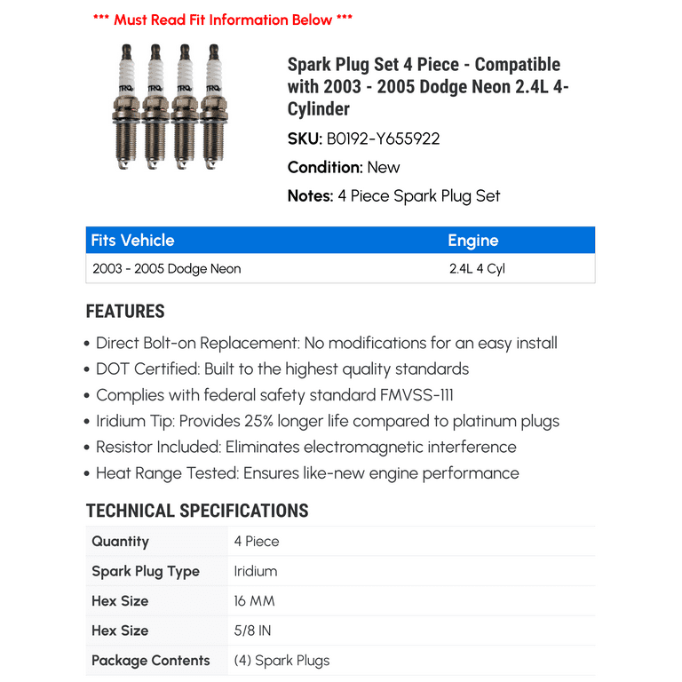 2005 Dodge Neon Interference Engine