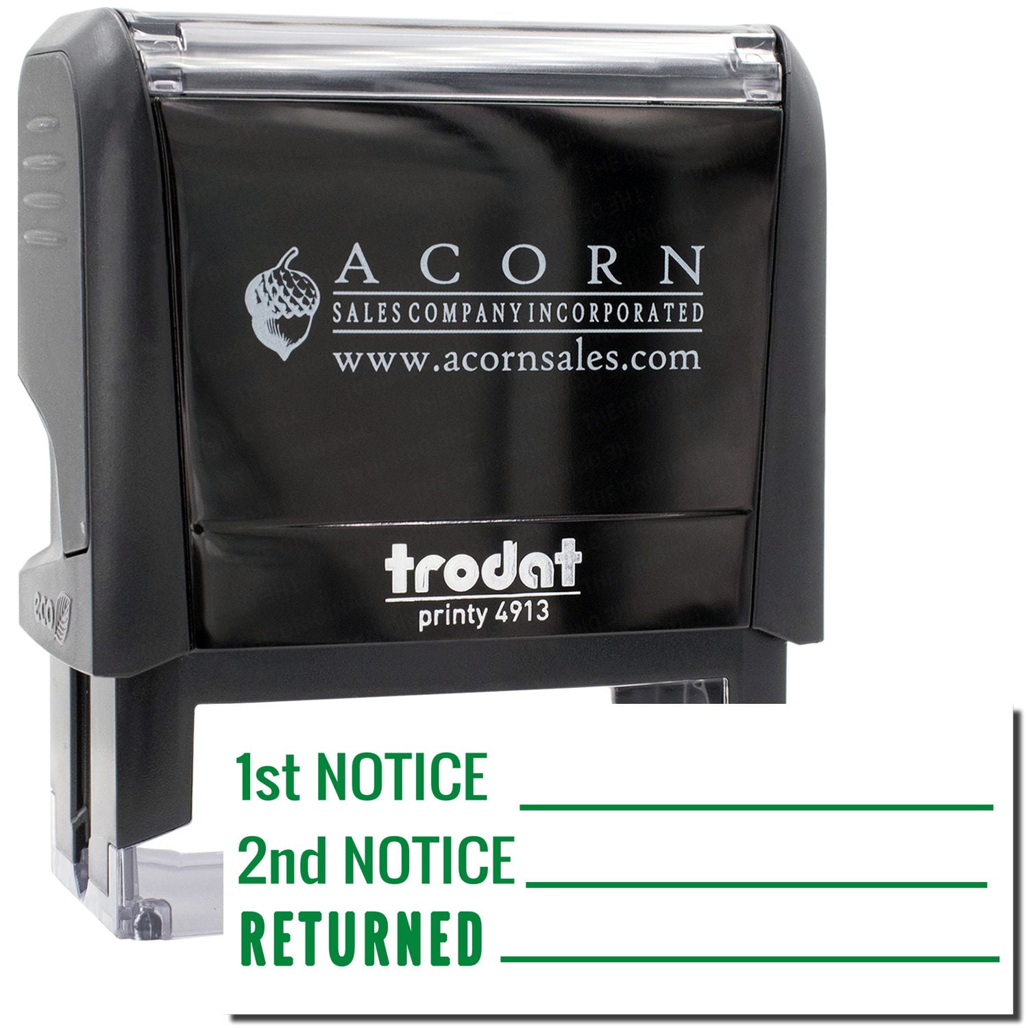 Large Self-Inking 1st 2nd Notice Returned Stamp, Trodat Printy 4913 ...