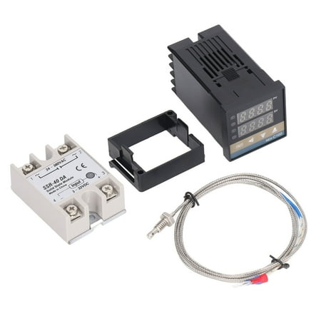 Thermostat Temperature Controller, 0 To 400 Degrees Celsius 100-240V ...