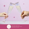 Paris Hilton 2 Piece Heart-Shaped Champagne Flute Set, 5.5 oz / 162 ml ...