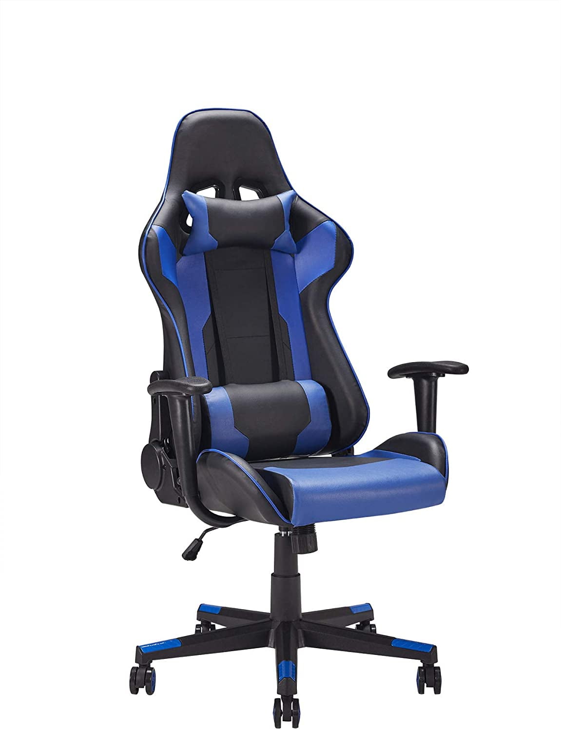Gaming Desk Chair, High Back Computer Game Chair with Arm, PU Leather ...
