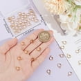 1 Box 50Pcs Bail Tube Beads Real 18K Gold Plated 201 Stainless Steel ...