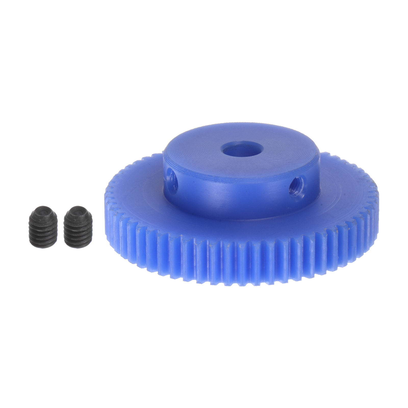 Uxcell Spur Gear 6mm Inner Hole Step Gear 60T Mod 1 Plastic Motor Gear ...