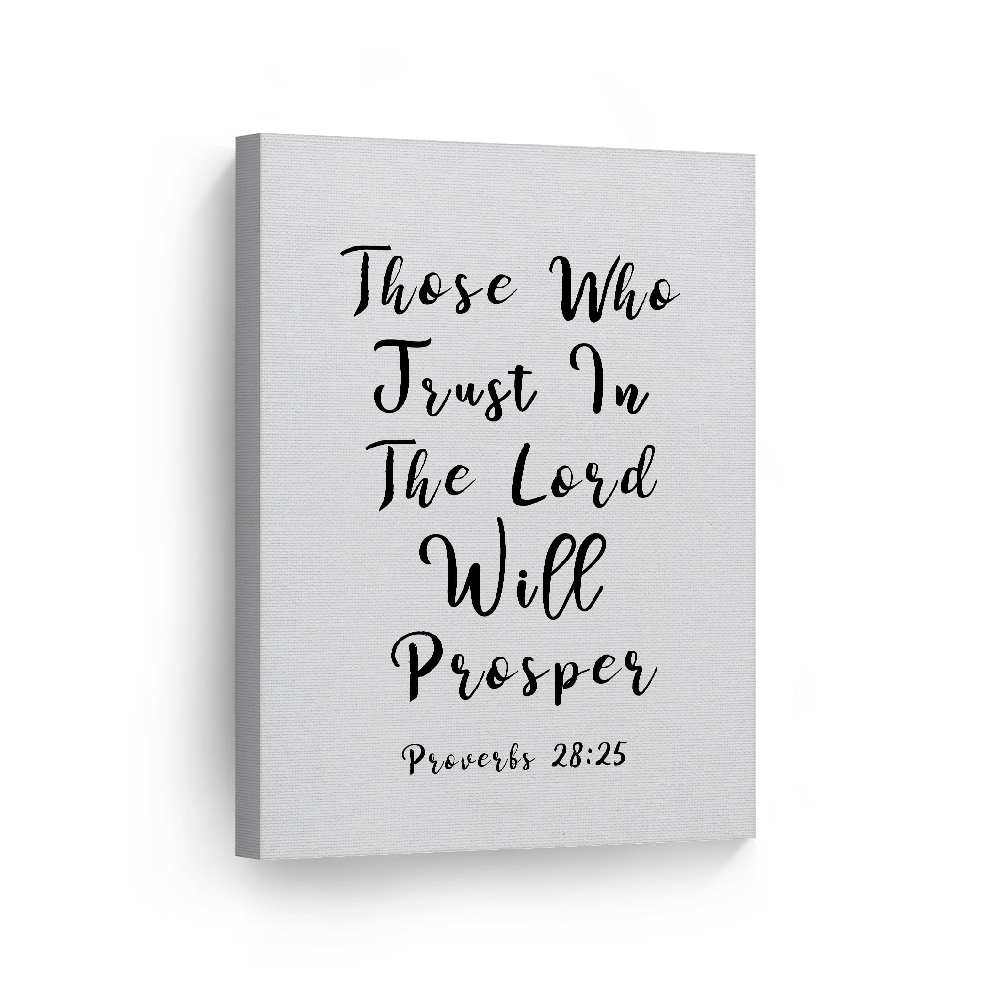 Smile Art Design Those Who Trust In The Lord Will Prosper Proverbs 28: ...