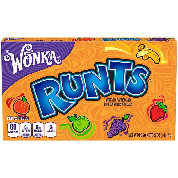 Wonka Runts Candy 5 OZ (Pack of 24) - Walmart.com