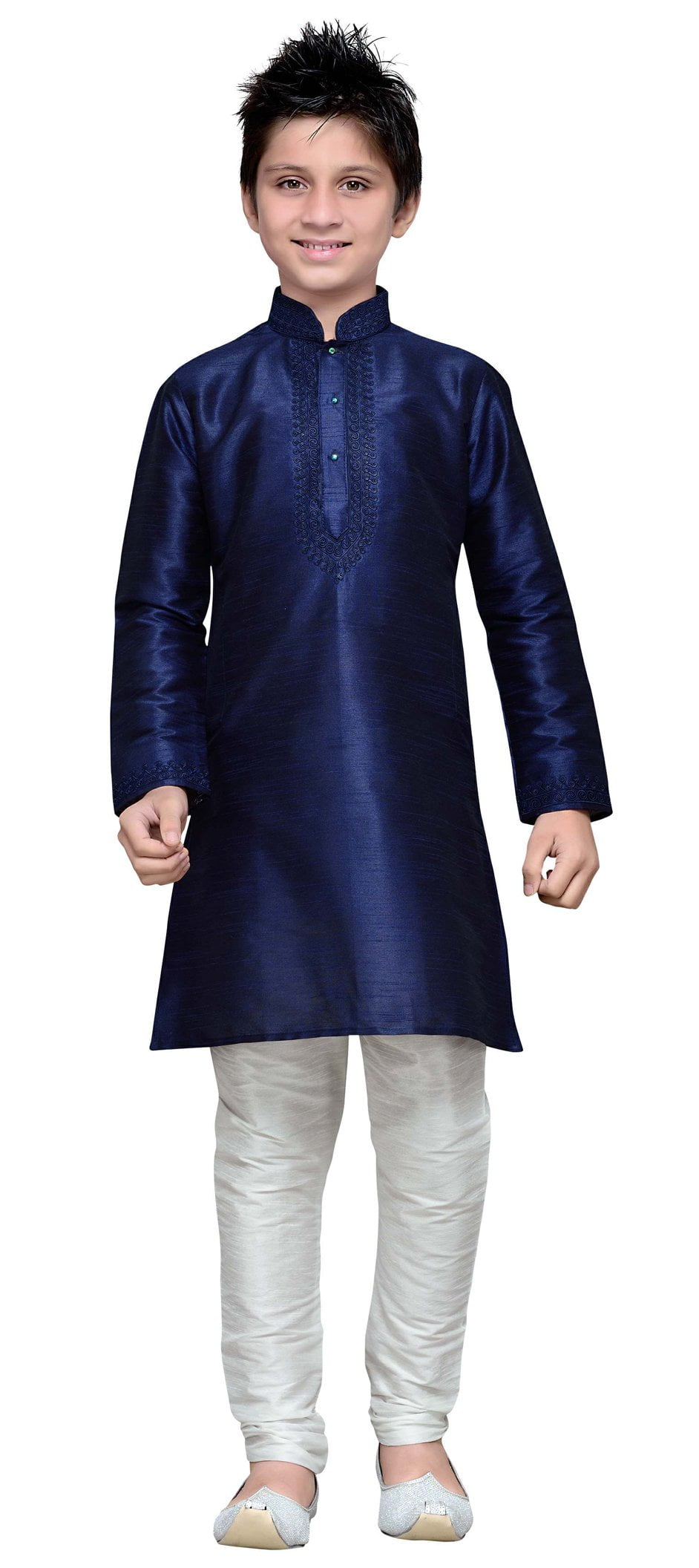 Cellora Dupion Silk Kids Kurta Churidar Pajama 1-14 Years Dupion Silk ...